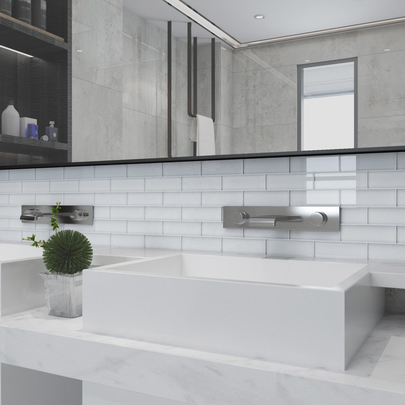 Custom glass subway tile for personalized spaces
